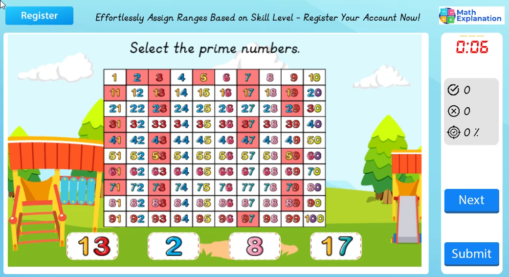 Math Explanation | Identifying prime numbers - Engaging Primary Maths ...