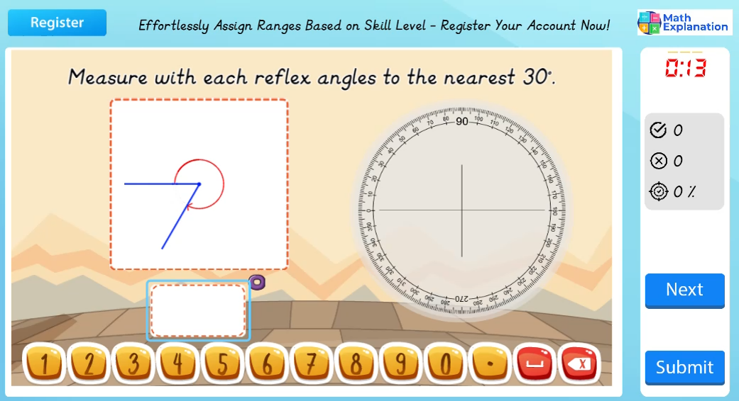 Math Explanation | Finding angles: Up to 360 degrees - Engaging Primary ...