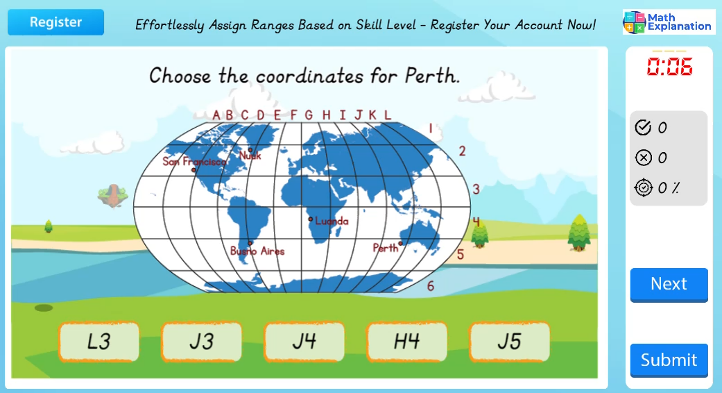 Math Explanation | Directions using maps - Engaging Primary Maths Software