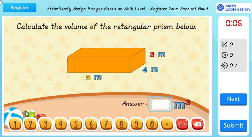 Math Explanation | Calculating the volume of rectangular prisms ...
