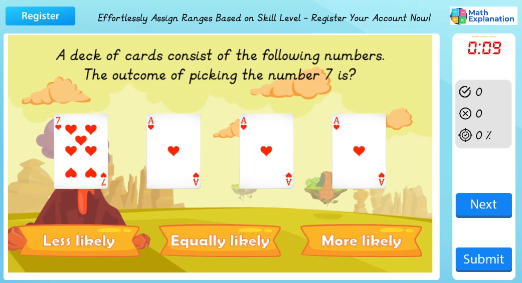 Math Explanation | Describing probability using cards - Engaging ...