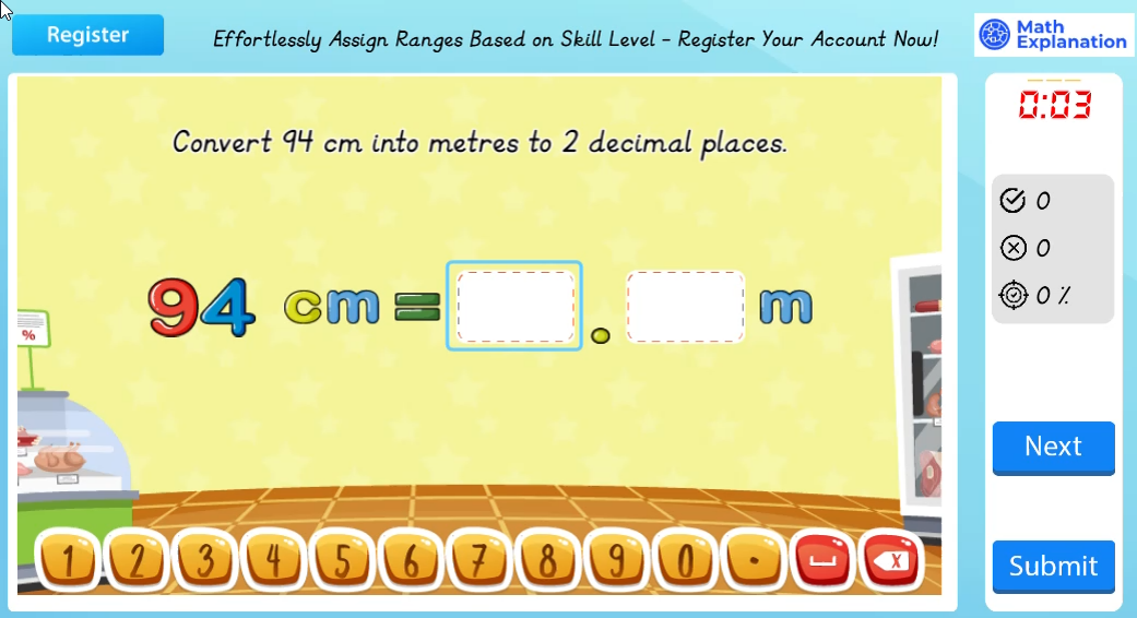 Math Explanation | Measurement conversion to decimal place - Engaging ...
