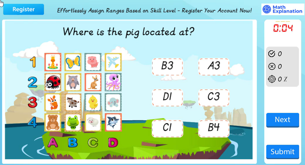 Math Explanation | Locating position on a grid - Engaging Primary Maths ...