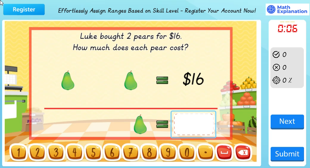 Math Explanation | Problem solving with number sentence - Engaging ...