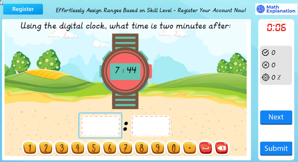 Math Explanation | Recording time with a digital clock - Engaging ...