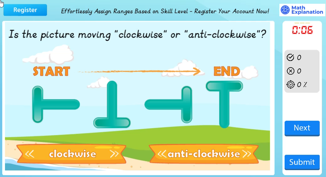 Math Explanation | Turning shapes clockwise and anti-clockwise ...