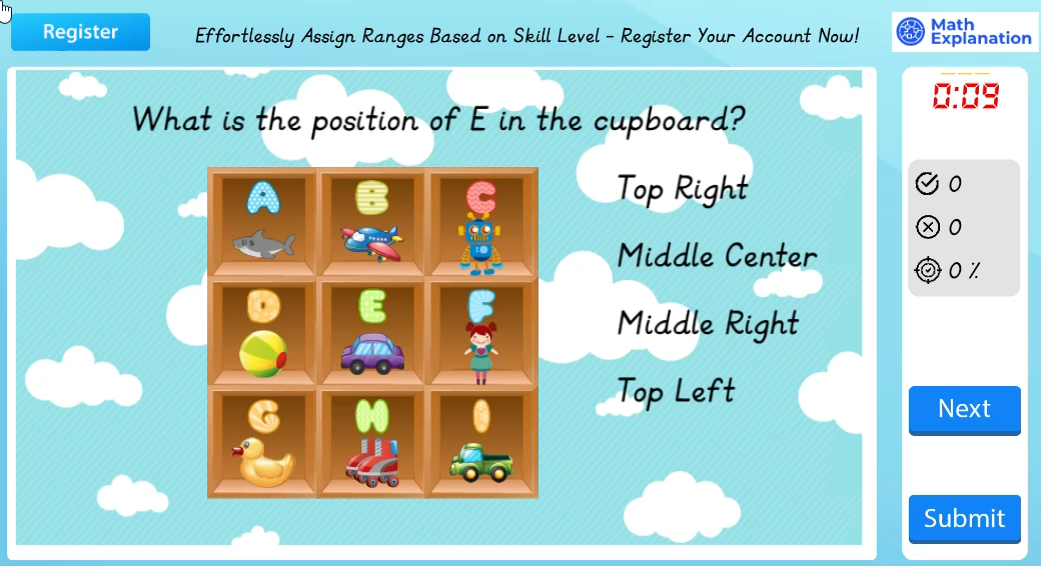 Math Explanation | Identifying objects on a grid - Engaging Primary ...