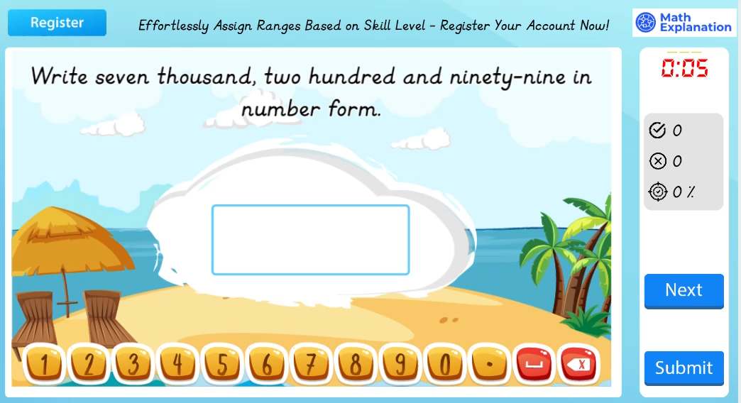 Math Explanation | Write numbers of up to tens of thousands in words ...