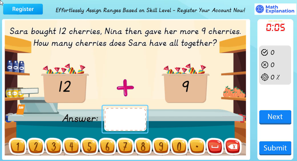 Math Explanation | Problem solving involving addition - Engaging ...