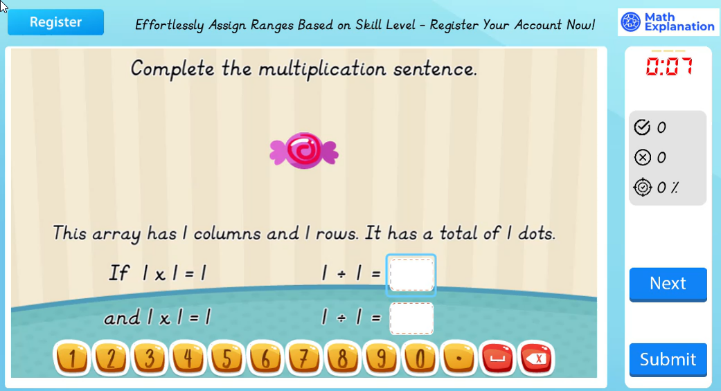 Math Explanation | Linking multiplication and division facts - Engaging ...