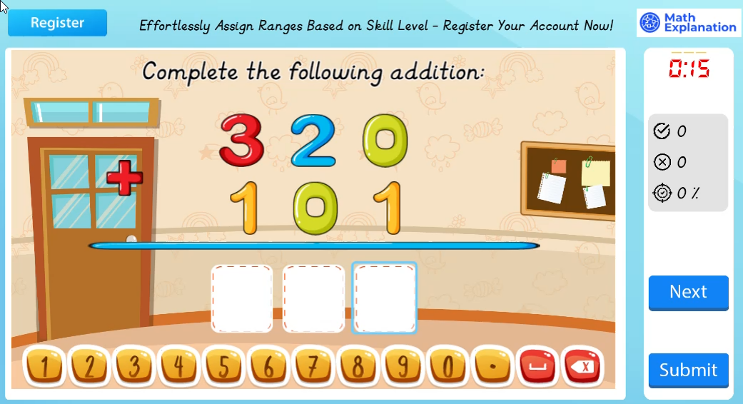 Math Explanation | Vertical addition without carrying - Engaging ...