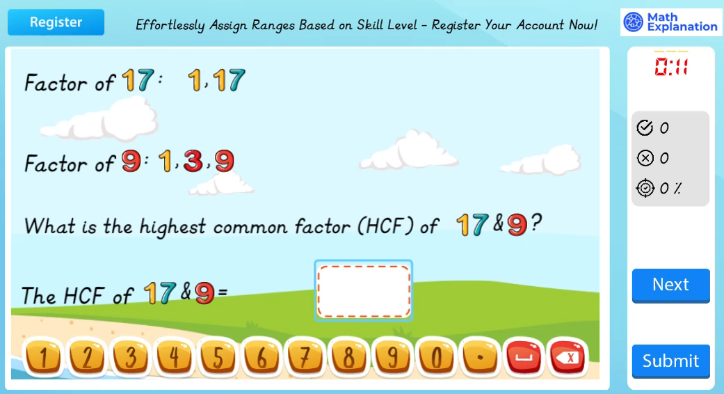 Math Explanation | Highest Common Factor (HCF) - Engaging Primary Maths ...