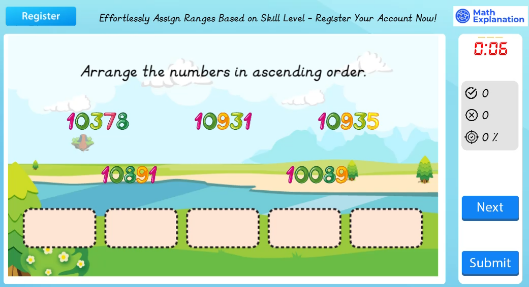 Math Explanation | Arranging numbers in ascending order - Engaging ...