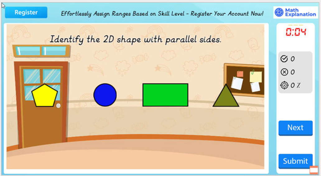 Math Explanation | Identifying 2D shapes from their properties ...
