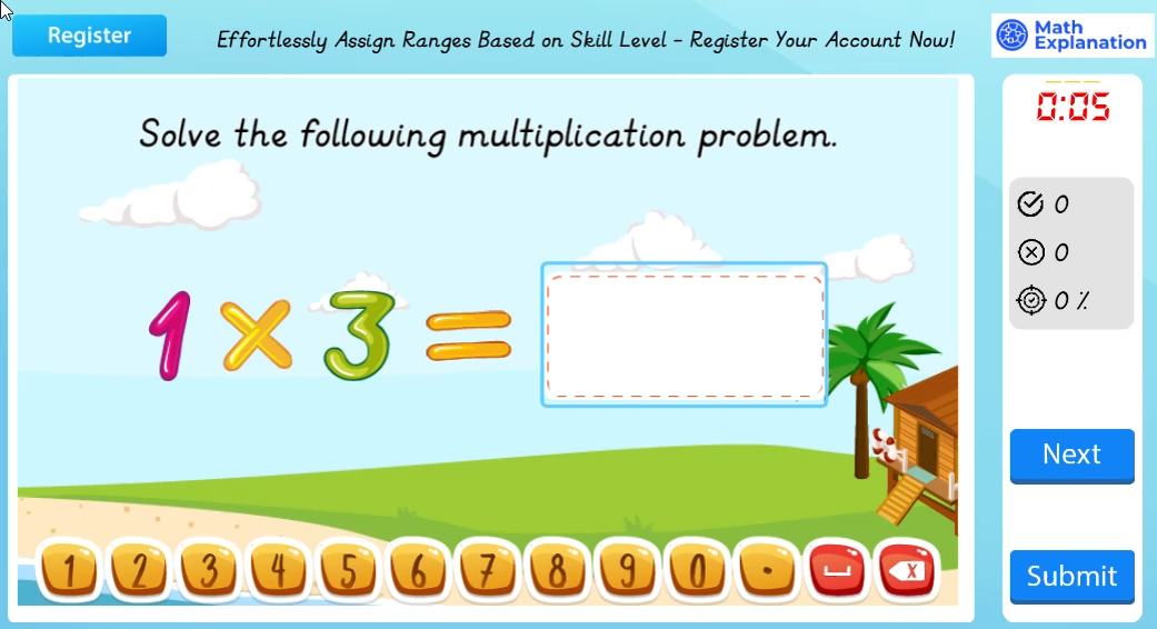 Math Explanation | 3 times table - Engaging Primary Maths Software