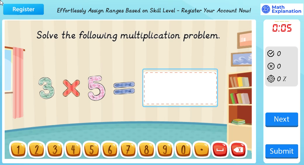 Math Explanation | 5 times table - Engaging Primary Maths Software