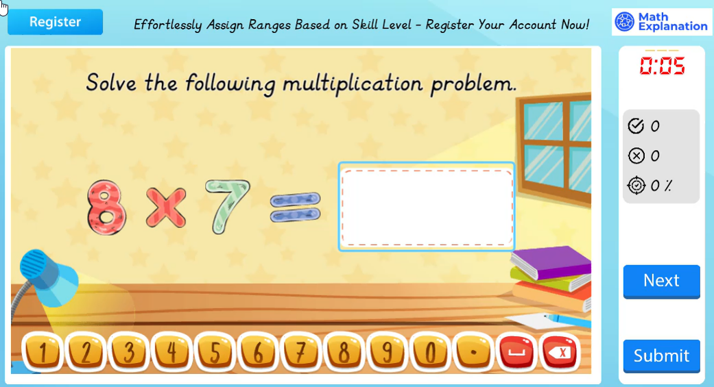 Math Explanation | 7 times table - Engaging Primary Maths Software