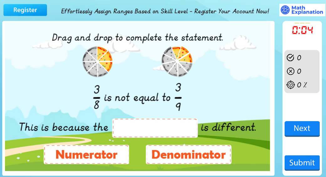 Math Explanation | Understanding and using fraction terms - Engaging ...