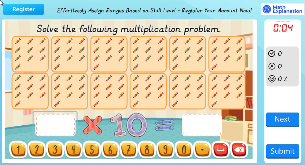 Math Explanation | 10 times table using groups - Engaging Primary Maths ...