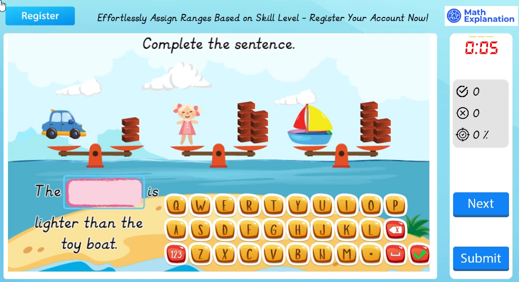 Math Explanation | Comparing equivalent mass using a scale - Engaging ...