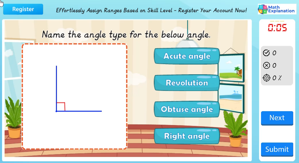 Math Explanation Classifying Angles Engaging Primary Maths Software