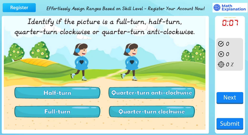 Math Explanation | Turning shapes clockwise and anti-clockwise ...