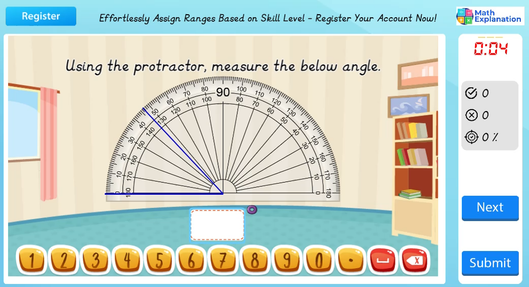 Math Explanation | Measuring angles up to 180 degrees - Engaging ...